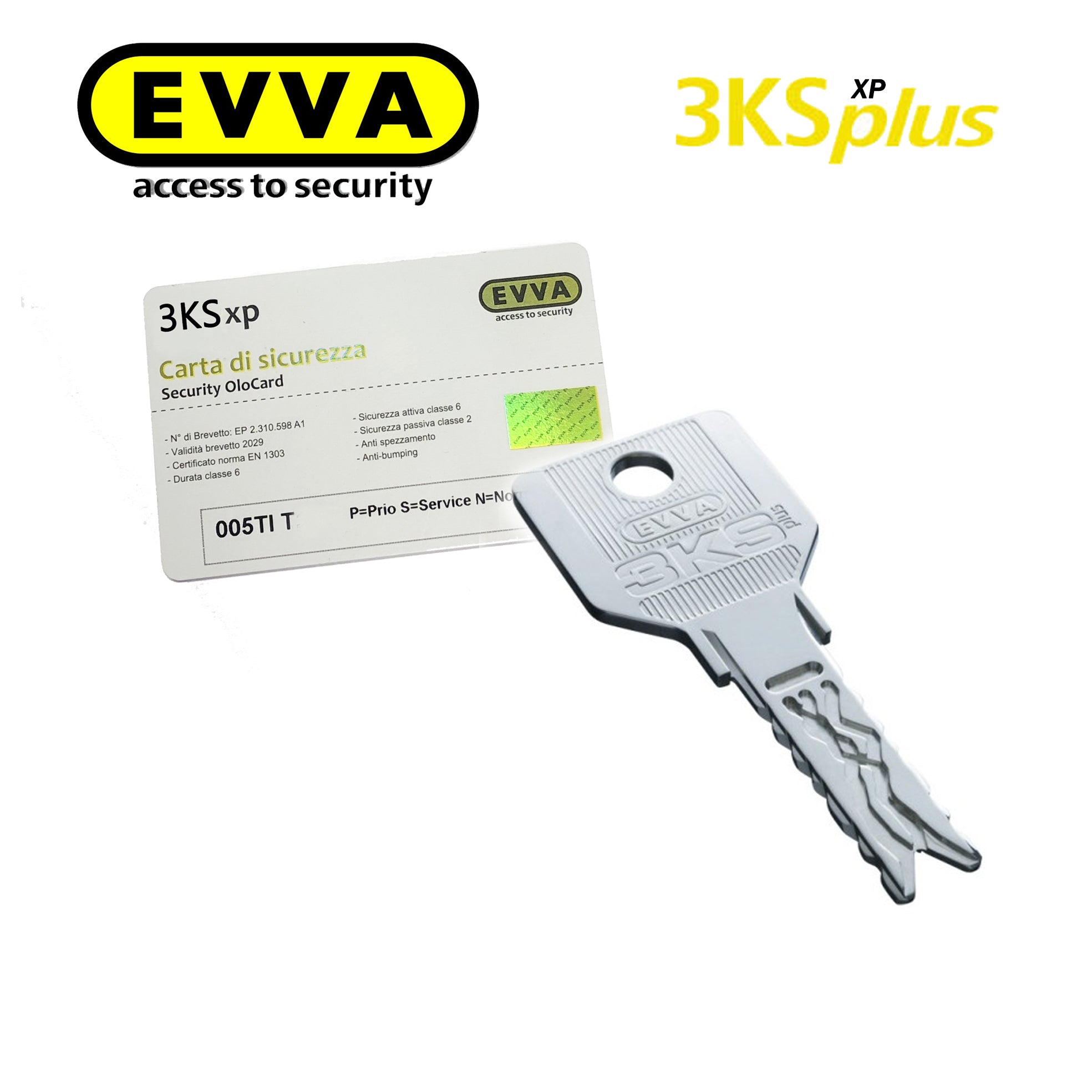 Copia Chiave Evva 3KS XP PLUS – Guerrieri Sicurezza